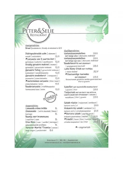 Peter & Selie: 2 vegan en 10 vegetarische gerechten - RestauPlant