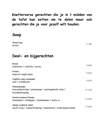 Seventy Seven: 7 vegan and 16 vegetarian meals - RestauPlant