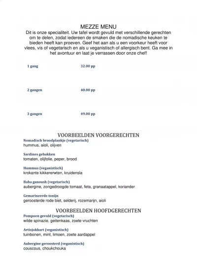 Raïnaraï - Westerpark: 3 vegan and 5 vegetarian meals - RestauPlant